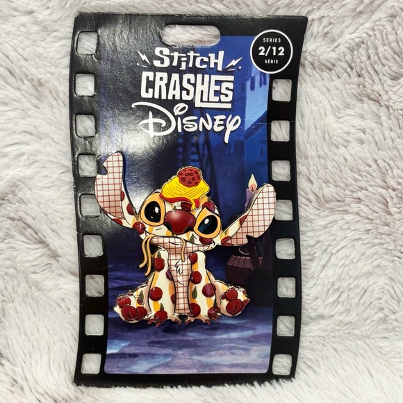 Disney | Other | Disney Store Stitch Crashes Lady And The Tramp Pin ...